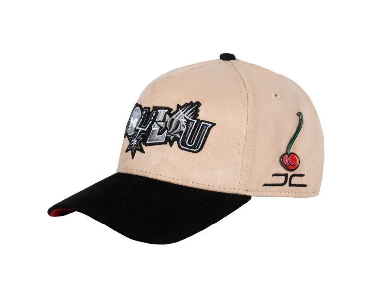 GORRA JC HATS / LOU LOU CHERRY BEIGE BLACK