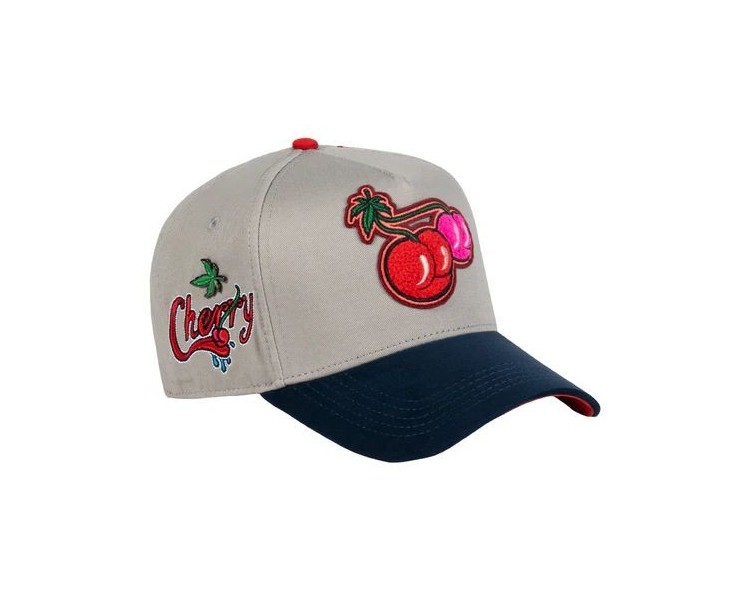 GORRA JC HATS / LOU LOU CHERRY GRAY