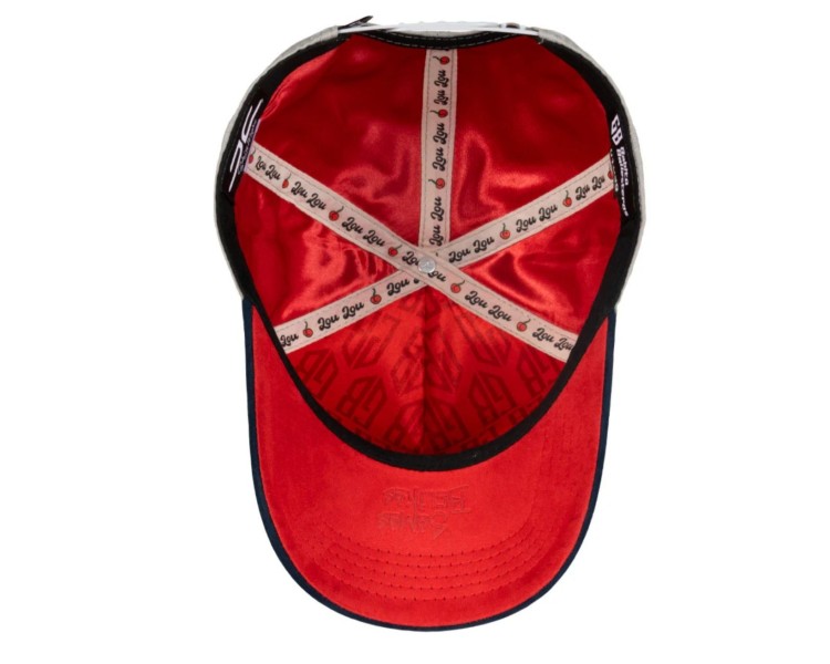 GORRA JC HATS / LOU LOU CHERRY GRAY