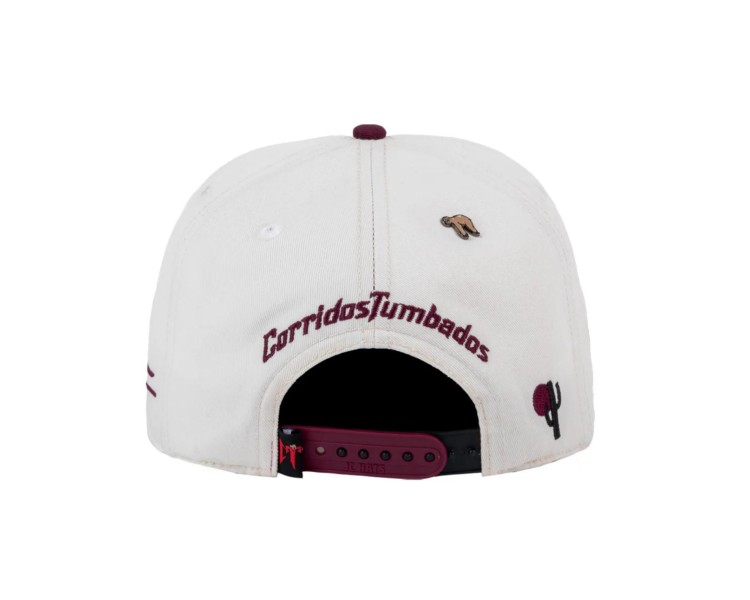 GORRA JC HATS / CT BEIGE BURGANDY